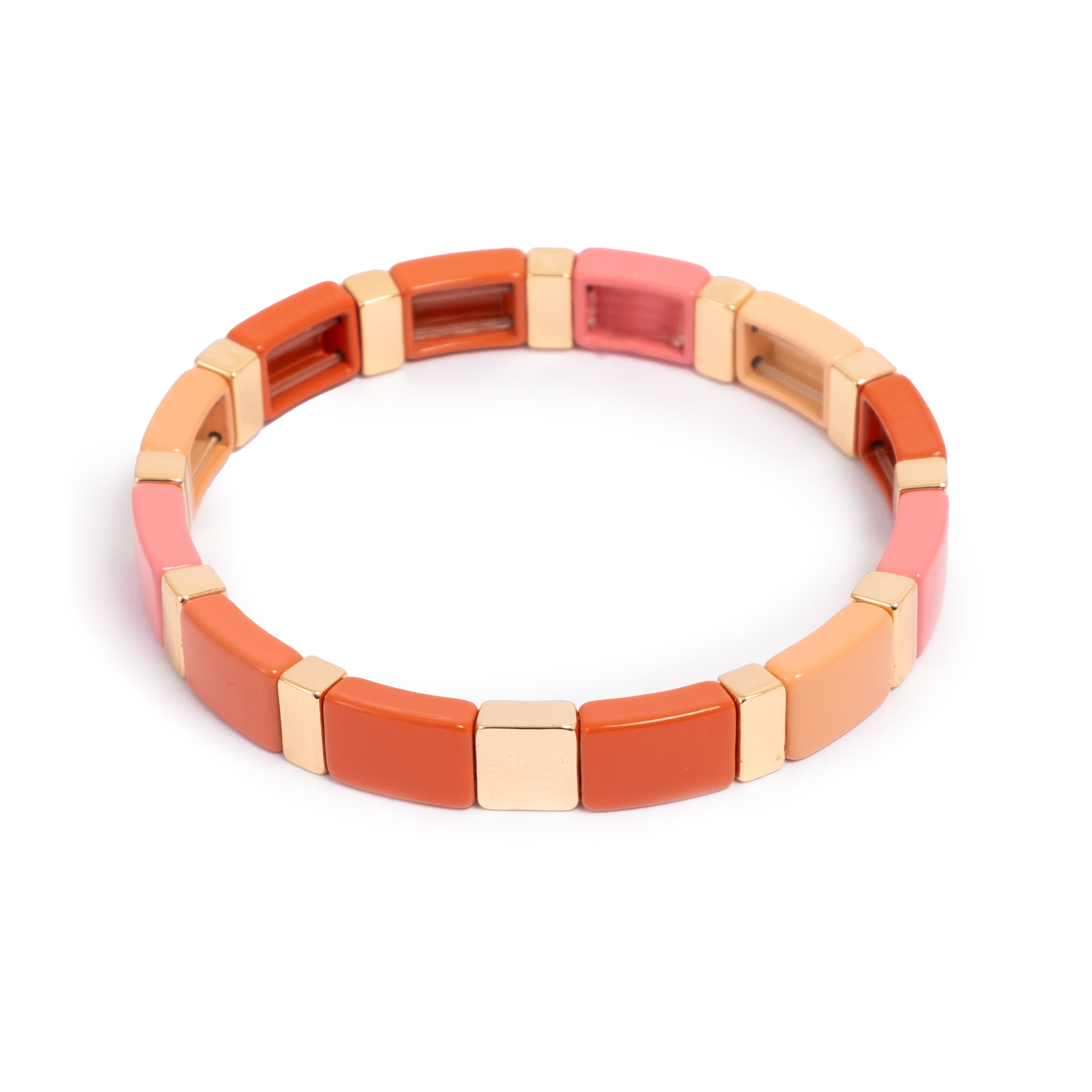 Enamel Tiles Bracelet - Sunset | A&C Oslo